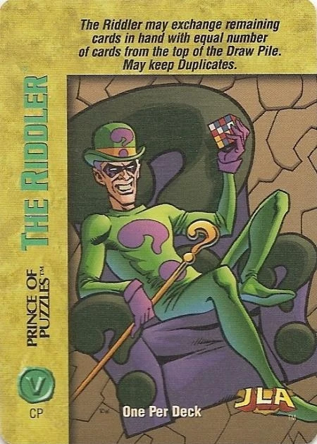 The Riddler - Prince of Puzzles (JLAOP) | CardGuide Wiki | Fandom