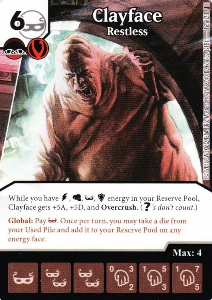 Clayface - Restless (JCB) | CardGuide Wiki | Fandom