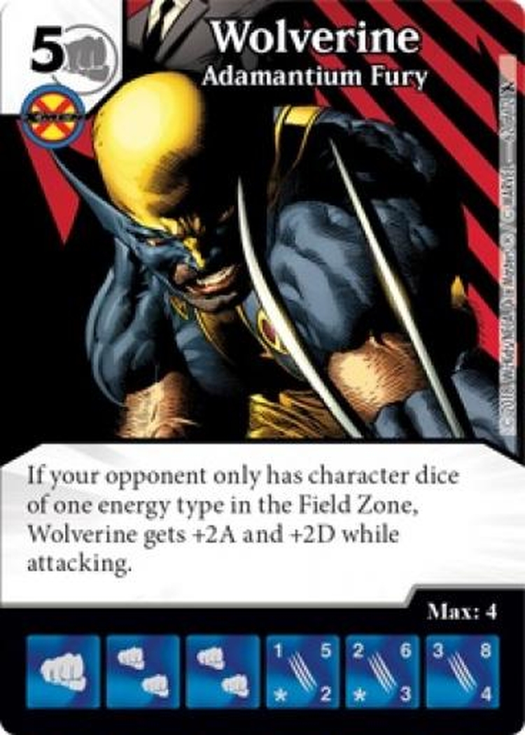 Wolverine Adamantium Fury Xmfcb Cardguide Wiki Fandom