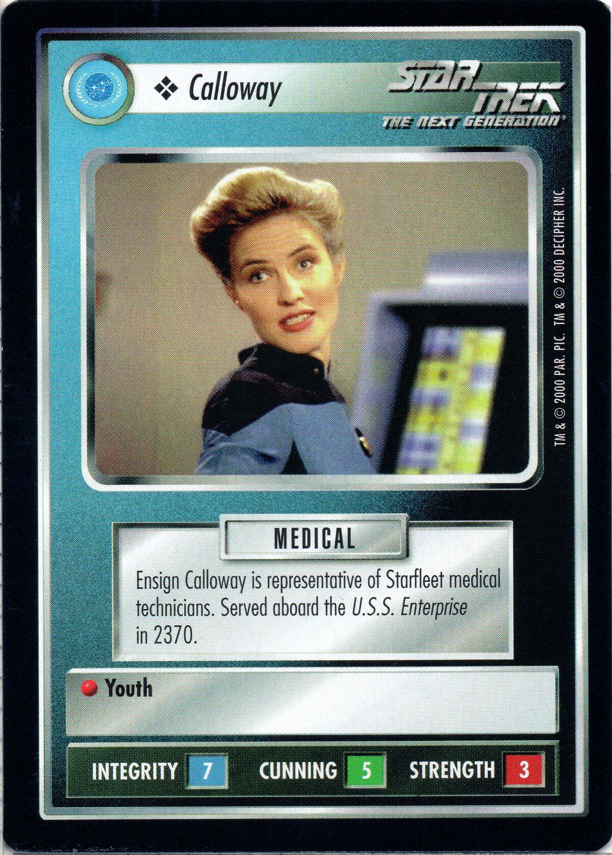 Calloway Ttwt Cardguide Wiki Fandom