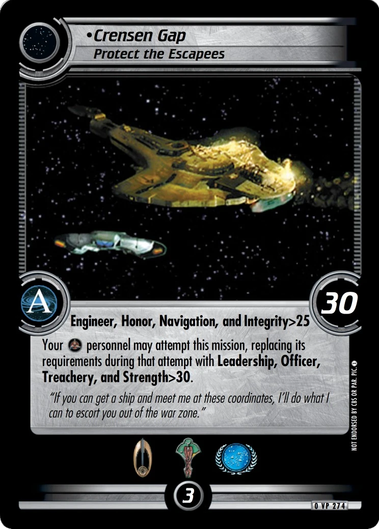 Crensen Gap - Protect the Escapees (Errata) (VP) | CardGuide Wiki | Fandom