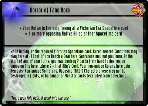 Horror of Fang Rock (AF) | CardGuide Wiki | Fandom