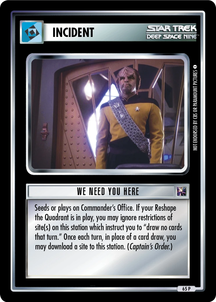 We Need You Here (WP:E) | CardGuide Wiki | Fandom