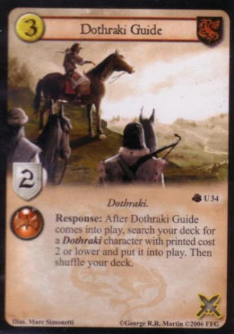Dothraki Guide (AHoT) | CardGuide Wiki | Fandom