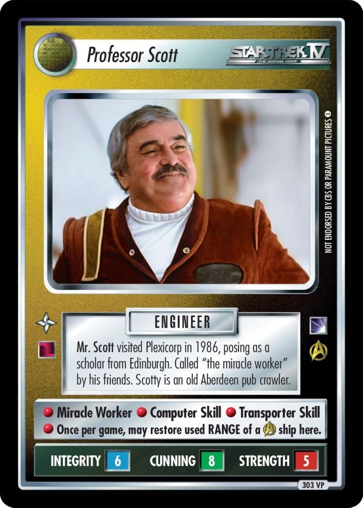 Professor Scott (VP) | CardGuide Wiki | Fandom