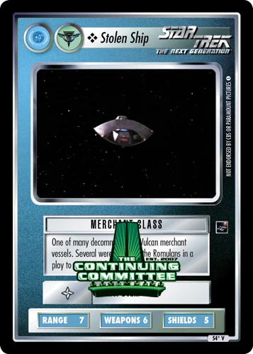 Stolen Ship (TStL) (AI) (TCC) | CardGuide Wiki | Fandom