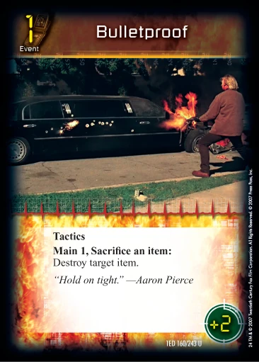 Bulletproof (1E) | CardGuide Wiki | Fandom