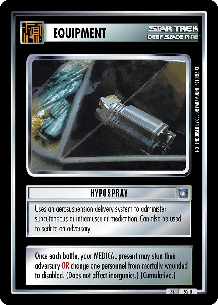 Hypospray (Errata) (DS9) | CardGuide Wiki | Fandom