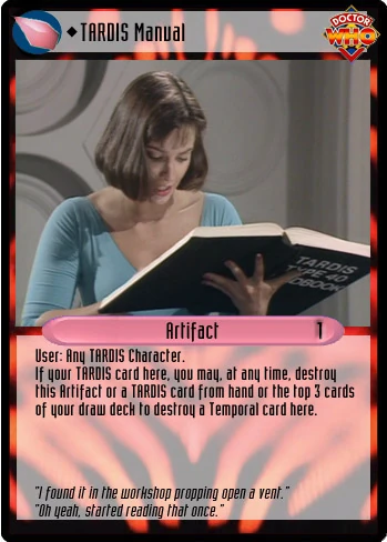 TARDIS Manual (BS) | CardGuide Wiki | Fandom