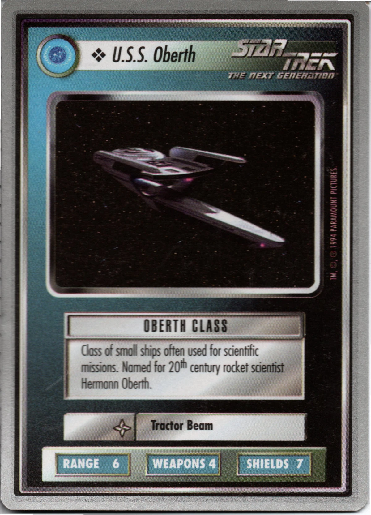 U.S.S. Oberth (CT) | CardGuide Wiki | Fandom