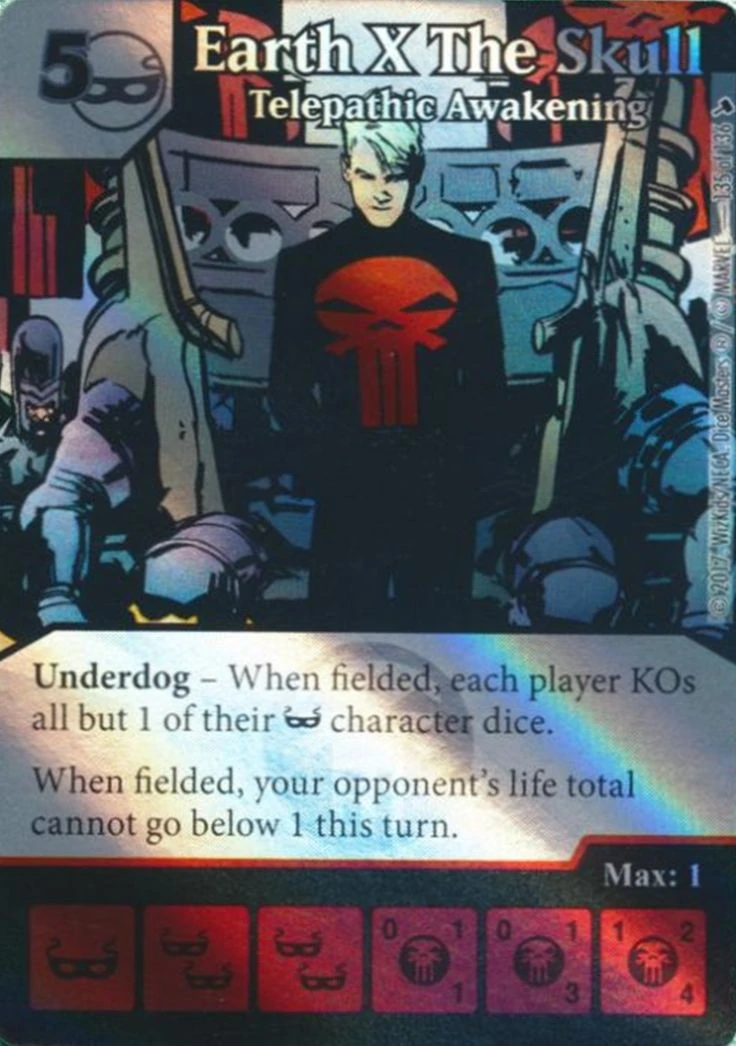 Earth X The Skull - Telepathic Awakening (TMT) | CardGuide Wiki | Fandom