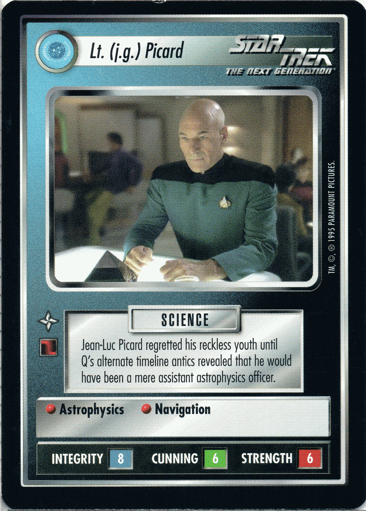 Lt Jg Picard Au Cardguide Wiki Fandom