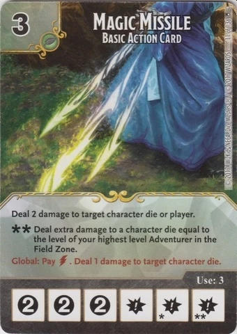 Magic Missile - Basic Action Card (BFF) (LE) | CardGuide Wiki | Fandom