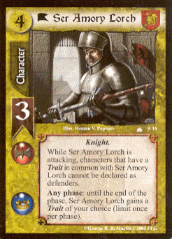Ser Amory Lorch (ACoS) | CardGuide Wiki | Fandom