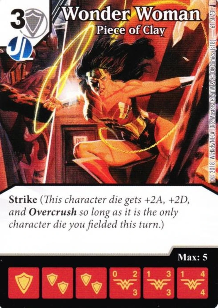 Wonder Woman - Piece of Clay (JCB) | CardGuide Wiki | Fandom