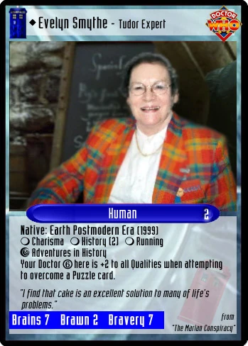 Evelyn Smythe - Tudor Expert (RD1) | CardGuide Wiki | Fandom