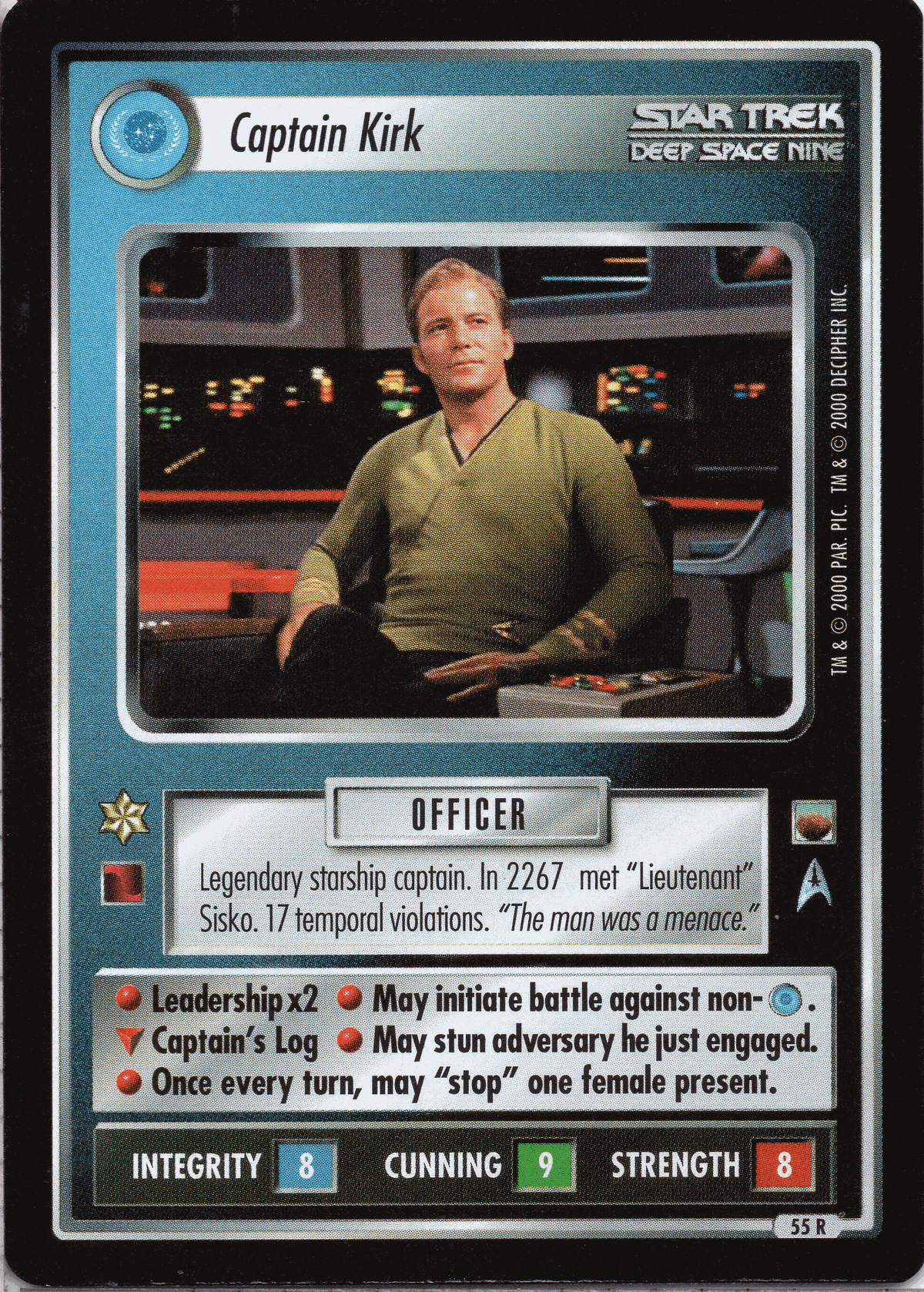 Captain Kirk Ttwt Cardguide Wiki Fandom