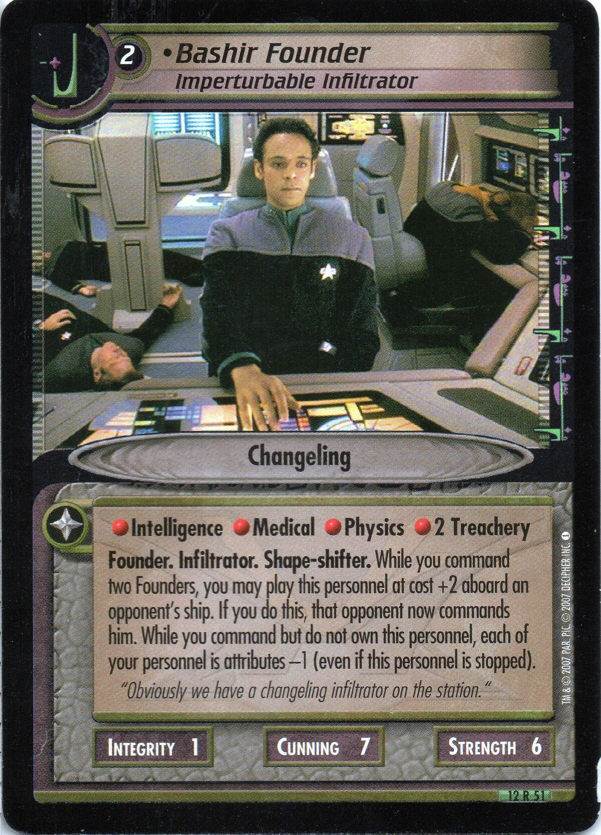 Bashir Founder Imperturbable Infiltrator Tatv Cardguide Wiki Fandom