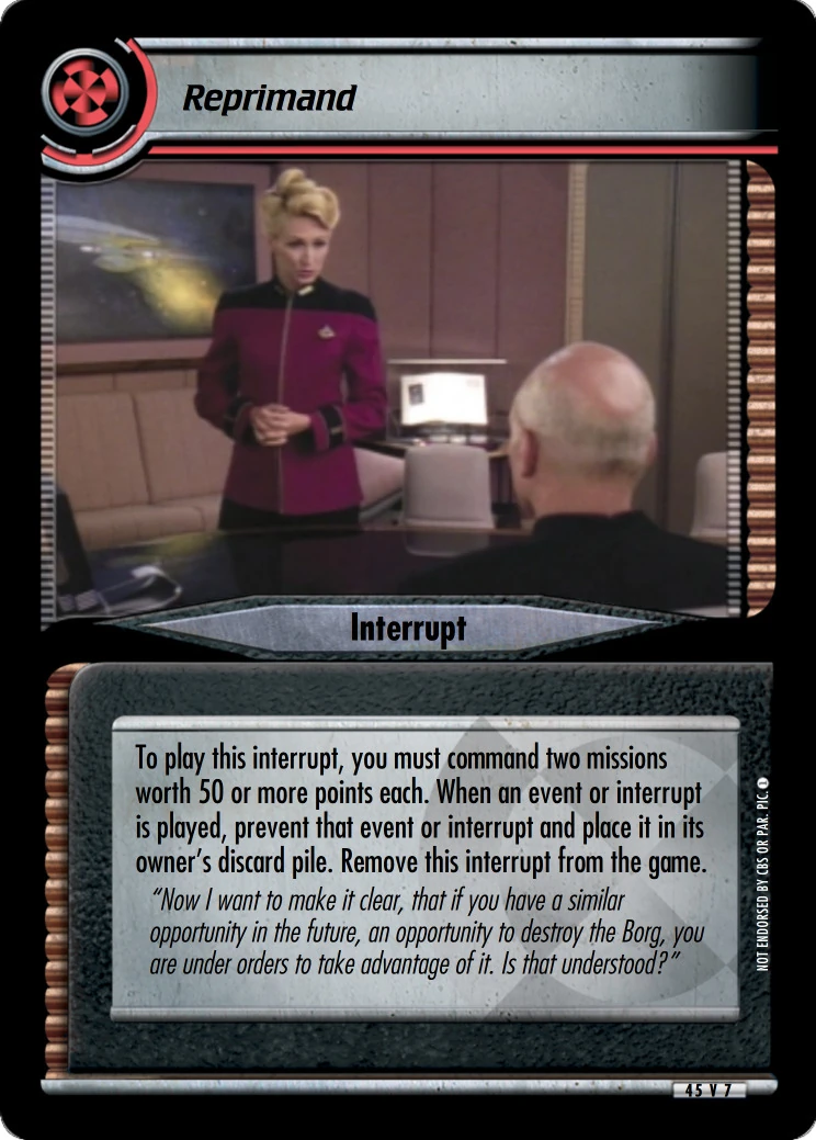 Reprimand (Errata) (WPAD) | CardGuide Wiki | Fandom