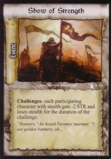 Show of Strength (AToB) | CardGuide Wiki | Fandom