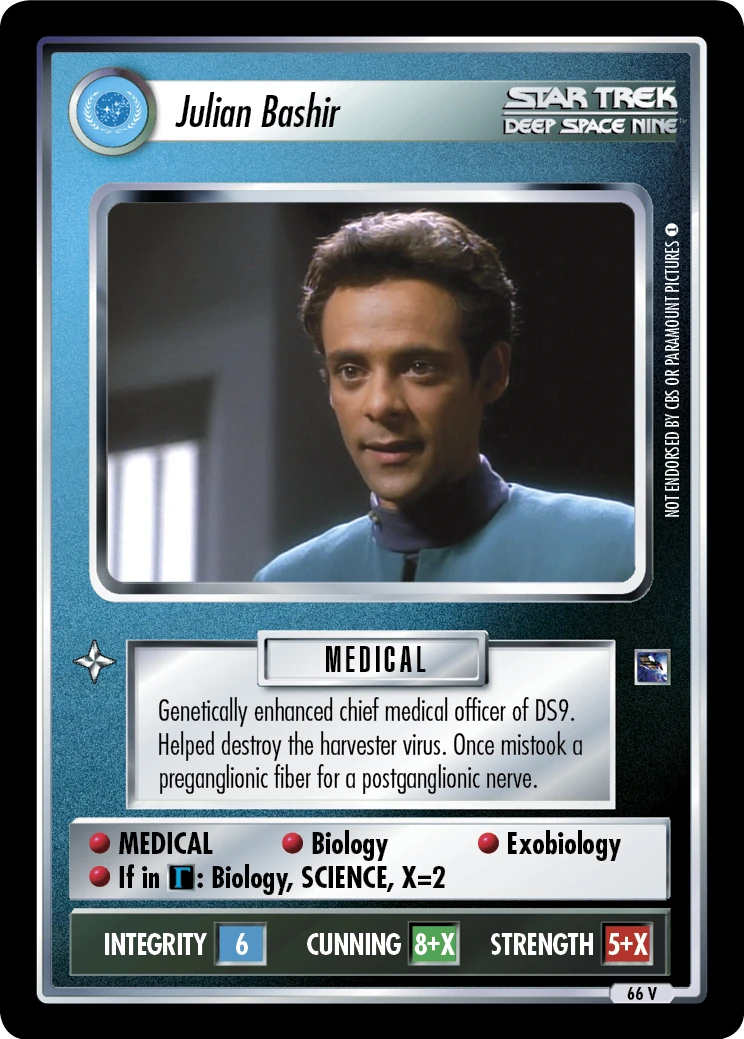 Julian Bashir (EM) | CardGuide Wiki | Fandom