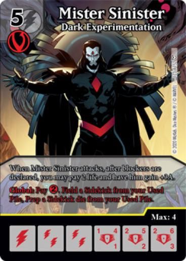 Mister Sinister Dark Experimentation Tdpsdp Cardguide Wiki Fandom