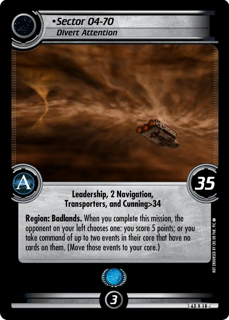 Sector 04-70 - Divert Attention (CM) | CardGuide Wiki | Fandom