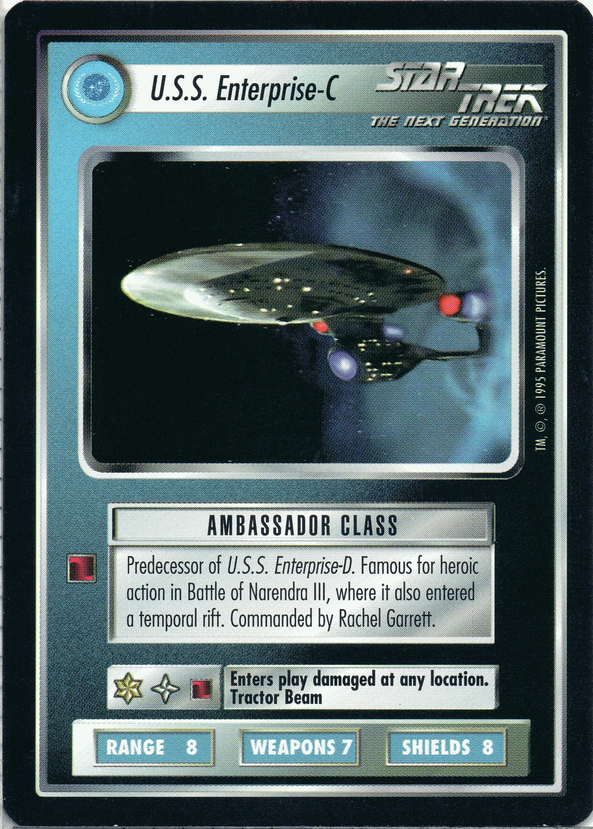 U.S.S. Enterprise-C (AU) | CardGuide Wiki | Fandom