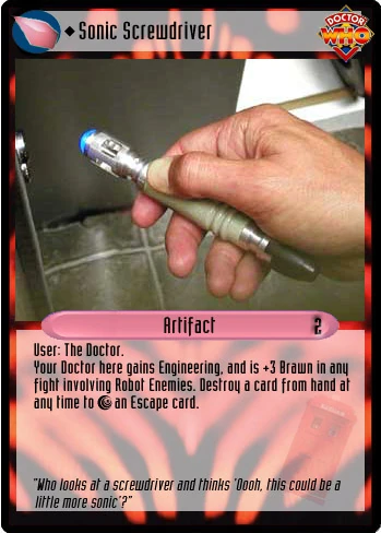Sonic Screwdriver (RD1) | CardGuide Wiki | Fandom