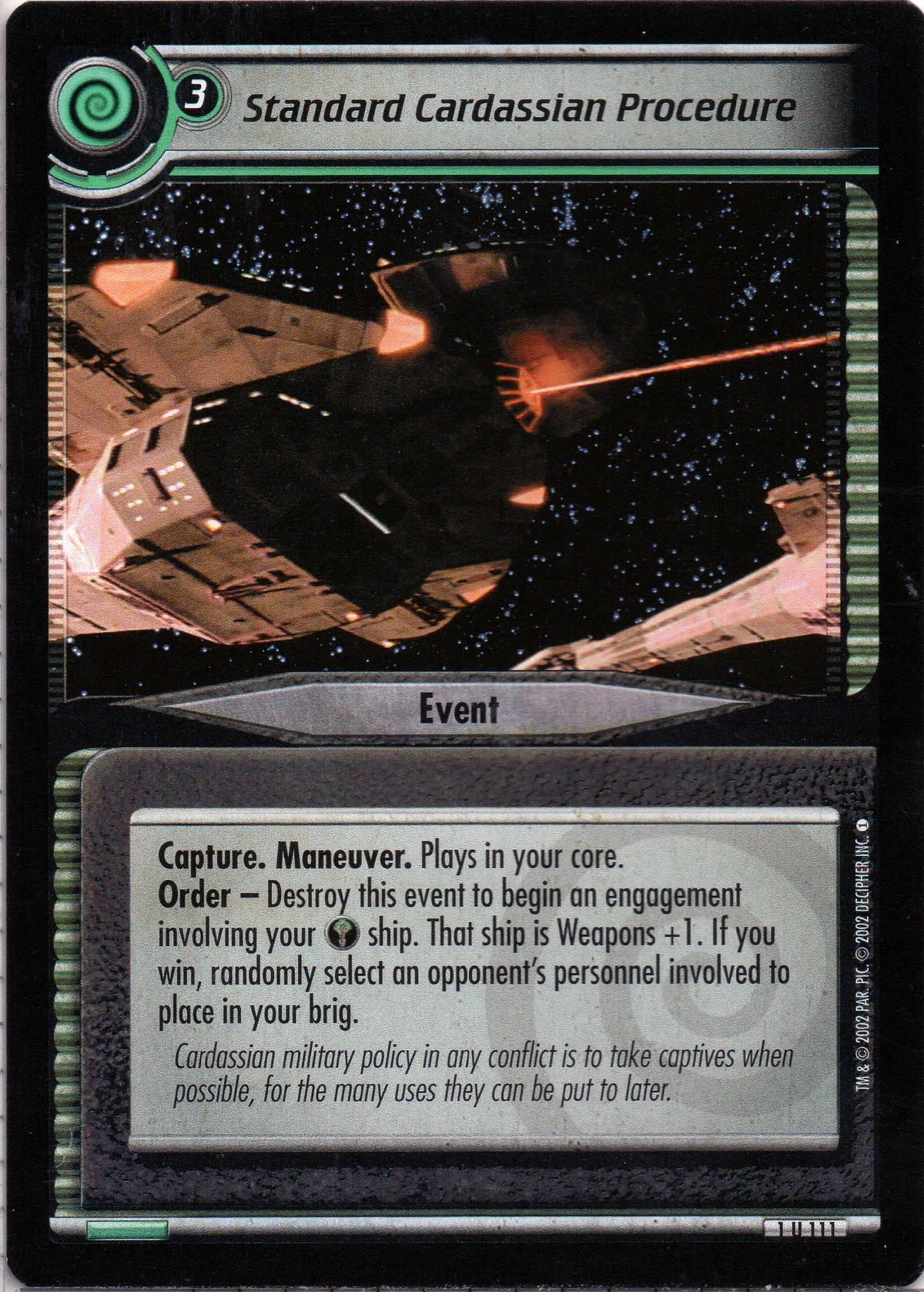 Standard Cardassian Procedure (2E) | CardGuide Wiki | Fandom