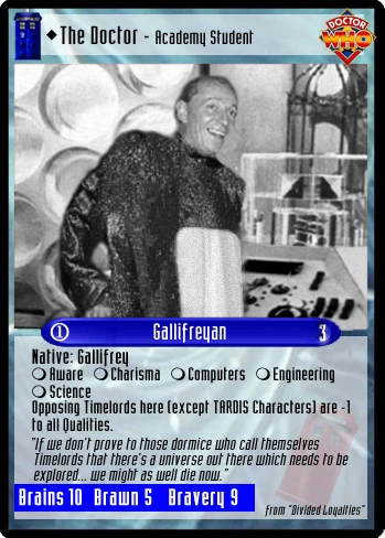 The Doctor (1) - Academy Student (RD1) | CardGuide Wiki | Fandom