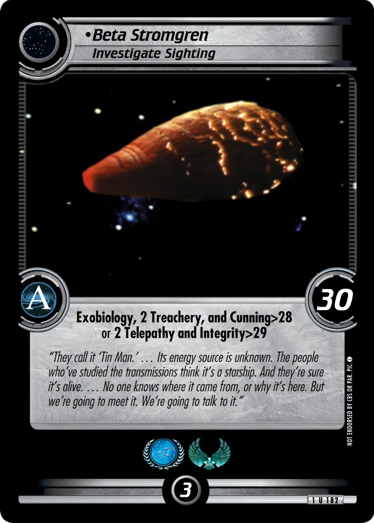Beta Stromgren - Investigate Sighting (Errata) (2E) | CardGuide Wiki | Fandom