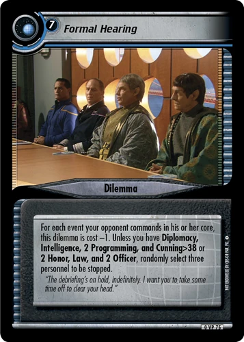 Formal Hearing (VP) | CardGuide Wiki | Fandom