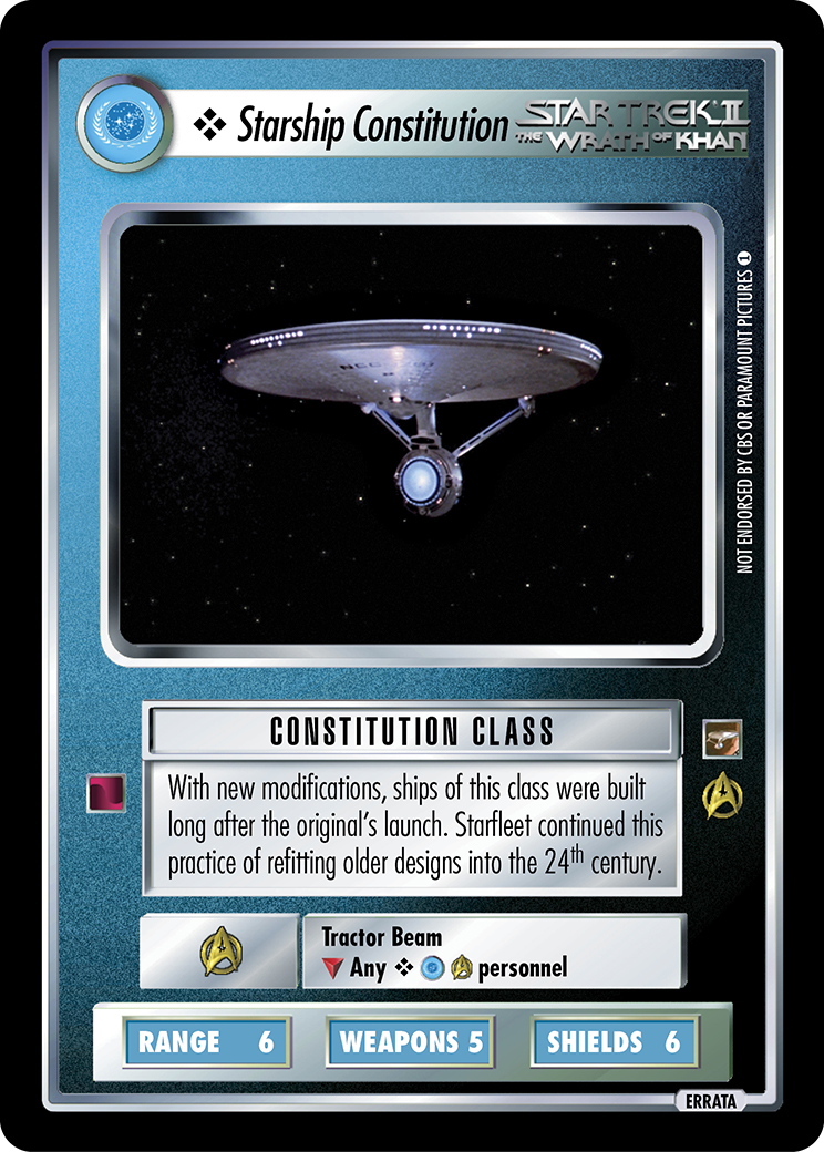 Starship Constitution Errata Tmp Cardguide Wiki Fandom