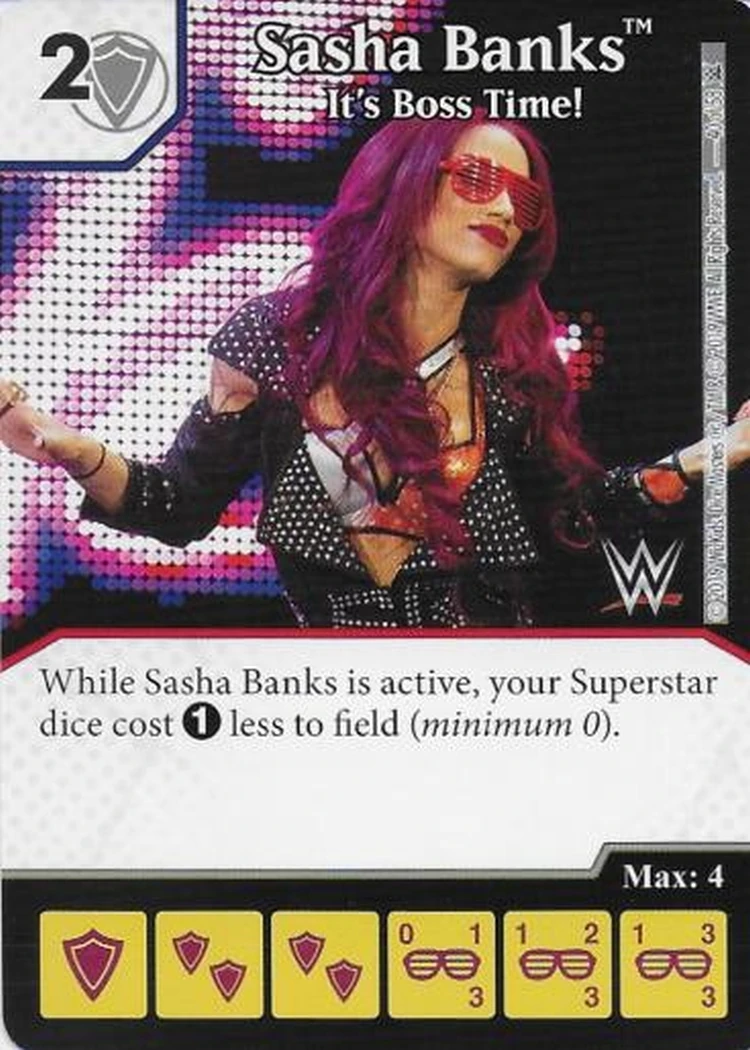 Sasha Banks - It's Boss Time! (WCB) | CardGuide Wiki | Fandom