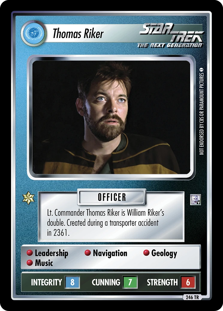 Thomas Riker (PT) | CardGuide Wiki | Fandom