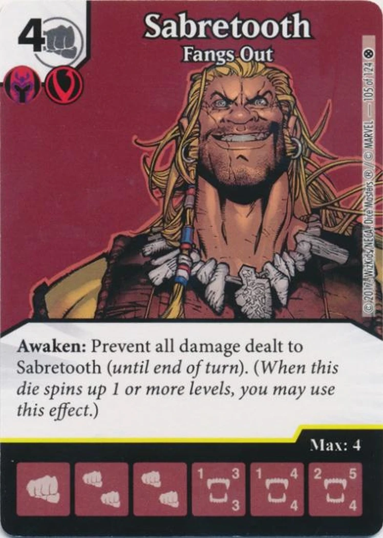 Sabretooth - Fangs Out (XMFC) | CardGuide Wiki | Fandom