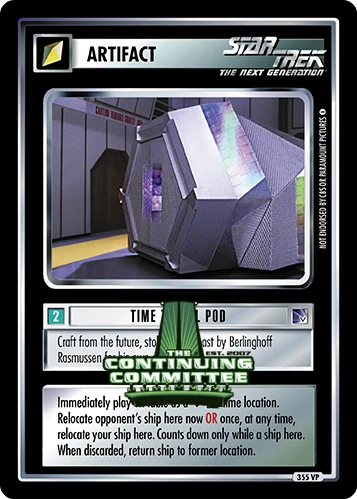 Time Travel Pod (VP TCC) | CardGuide Wiki | Fandom