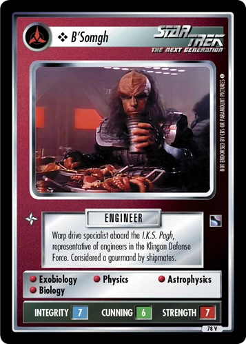 B'Somgh (TNG) | CardGuide Wiki | Fandom