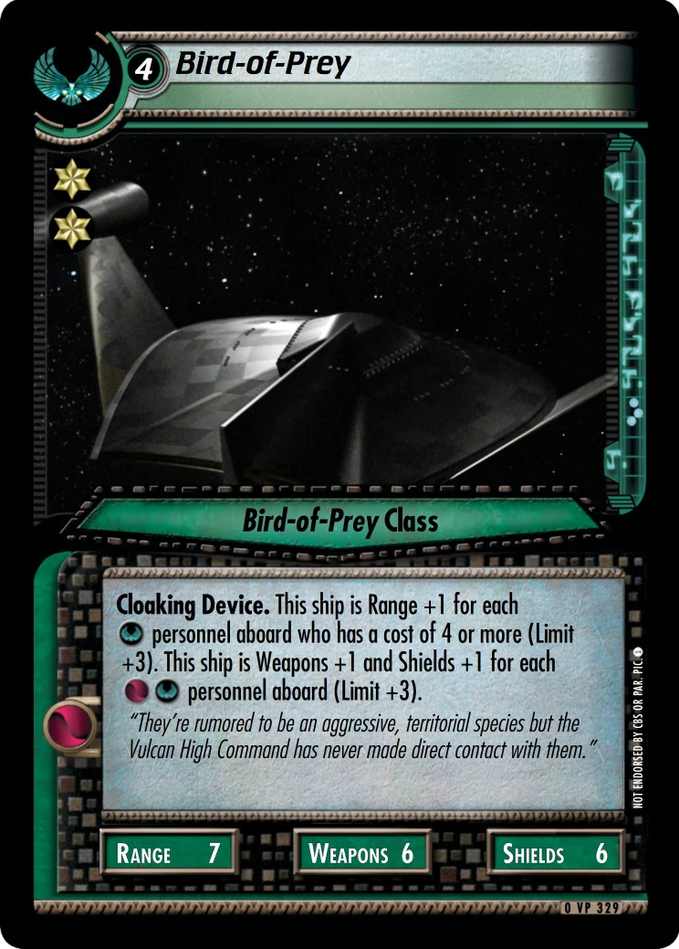 Bird-of-Prey (VP) | CardGuide Wiki | Fandom