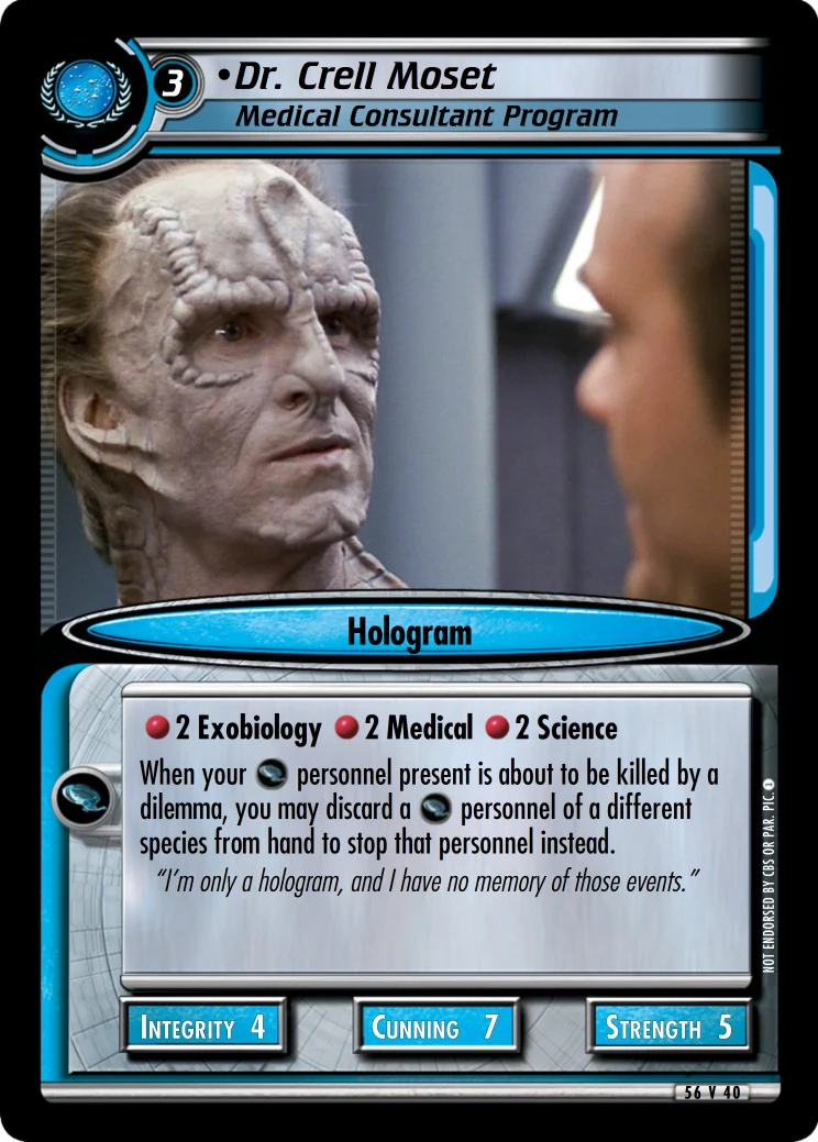 Dr. Crell Moset - Medical Consultant Program (CTK) | CardGuide Wiki ...