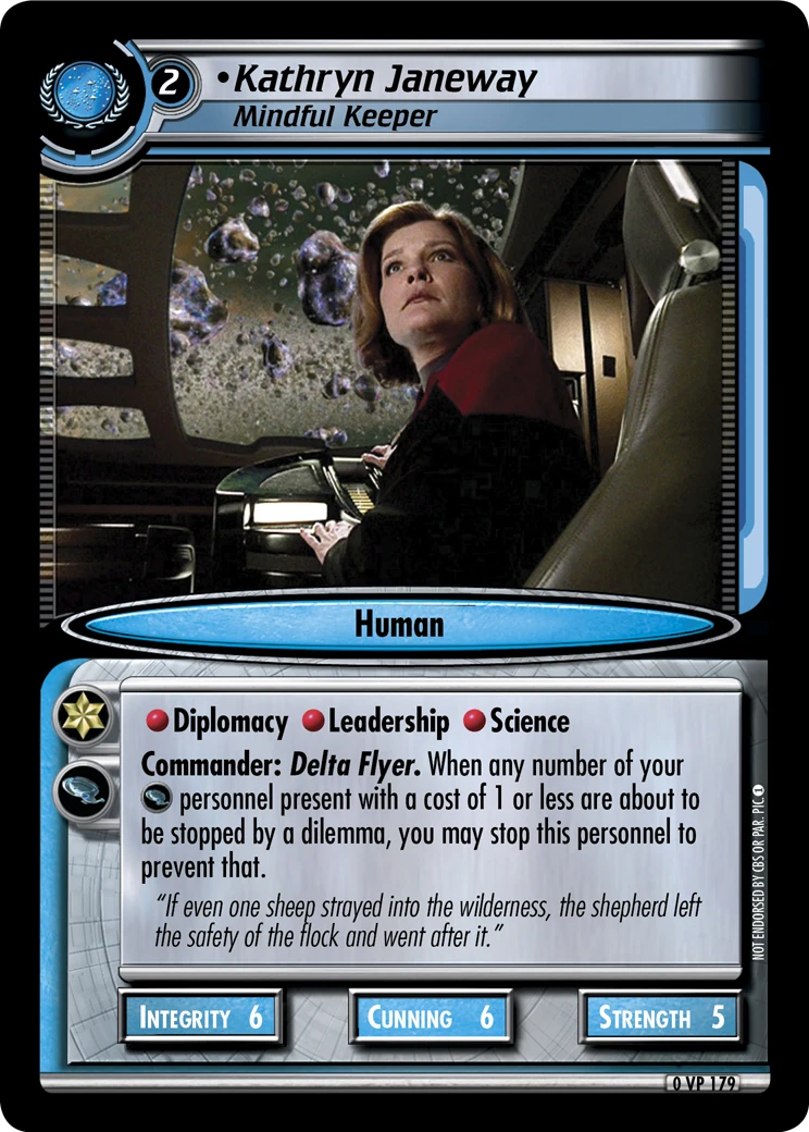 Kathryn Janeway - Mindful Keeper (VP) | CardGuide Wiki | Fandom