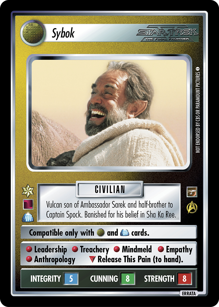 Sybok Errata Tmp Cardguide Wiki Fandom