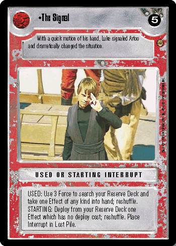 The Signal | CardGuide Wiki | Fandom