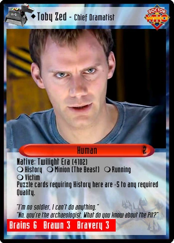 Toby Zed - Chief Dramatist (AW) | CardGuide Wiki | Fandom