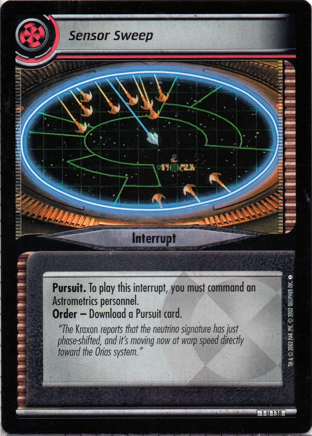 Sensor Sweep (2E) | CardGuide Wiki | Fandom