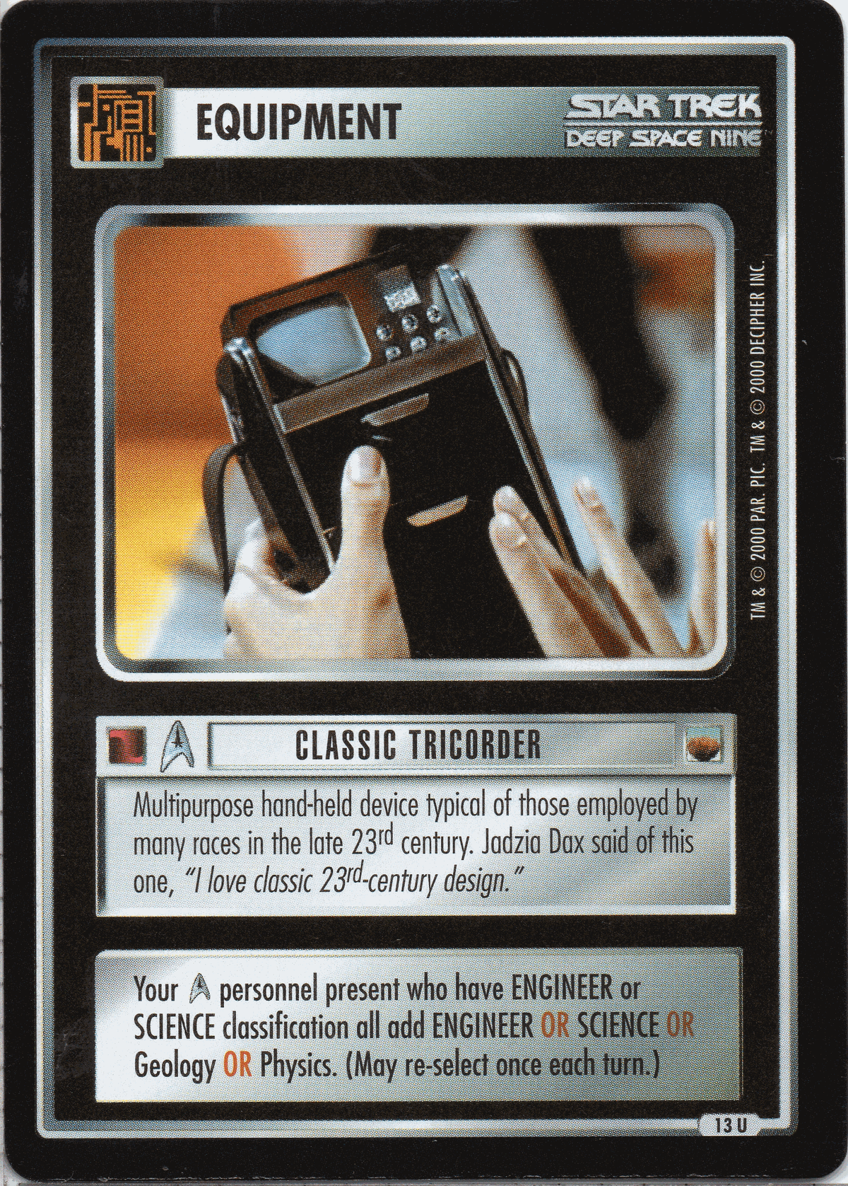 Classic Tricorder Ttwt Cardguide Wiki Fandom