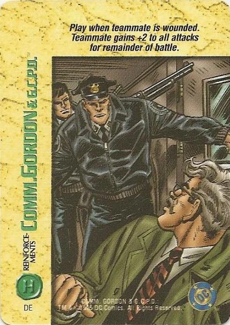 Comm. Gordon and the G.C.P.D. - Reinforcements (DCOP) | CardGuide Wiki ...