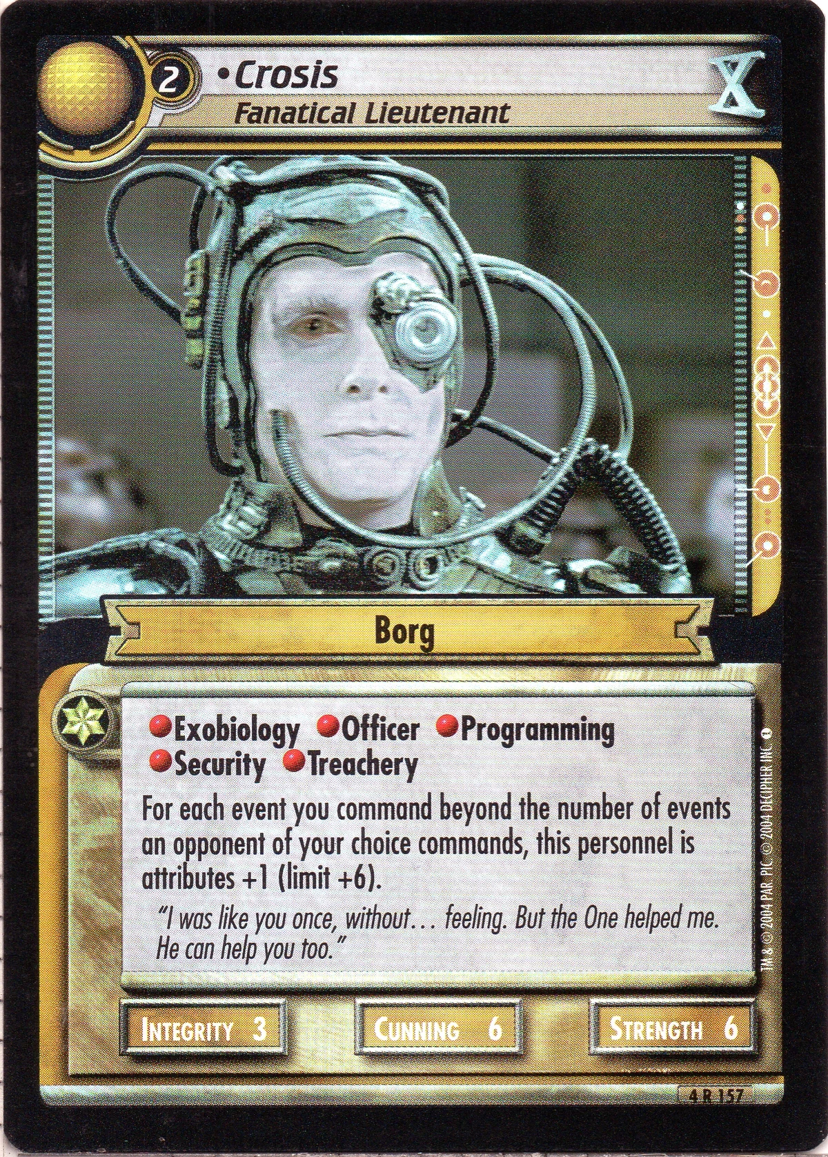 Crosis - Fanatical Lieutenant (NE) (Foil) | CardGuide Wiki | Fandom