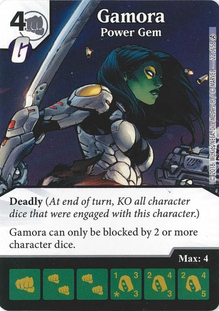 Gamora - Power Gem (AICB) | CardGuide Wiki | Fandom